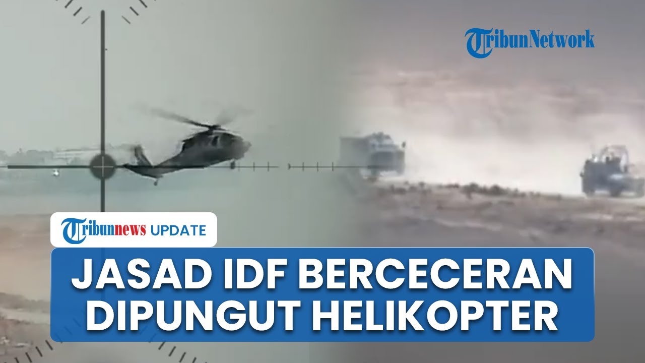 Rekaman Video Konvoi Mobil Israel Meledak Ditembaki Hamas di Gaza ...