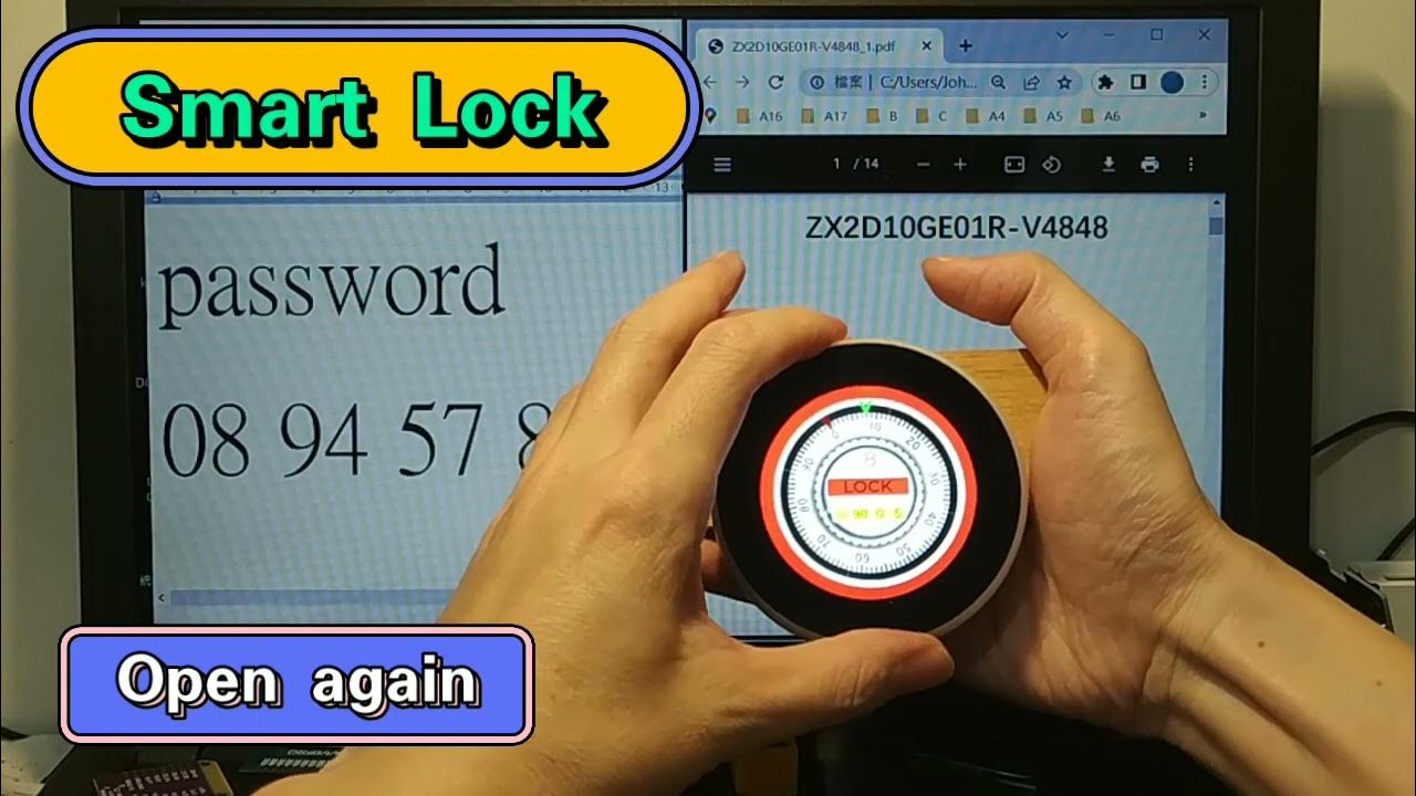 esp32-s3 knob screen == Smart Lock - YouTube