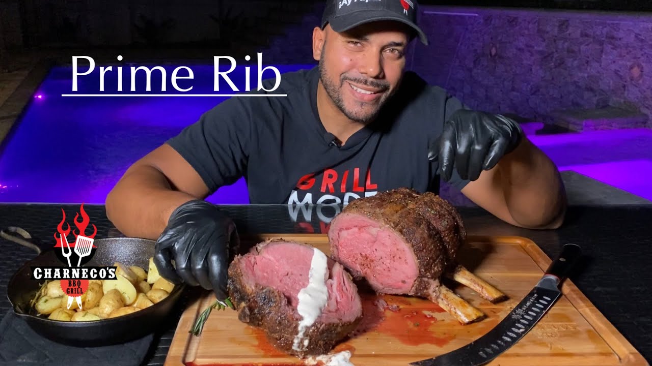 Prime Rib Asado en la Parrilla Weber Ep#122 - YouTube