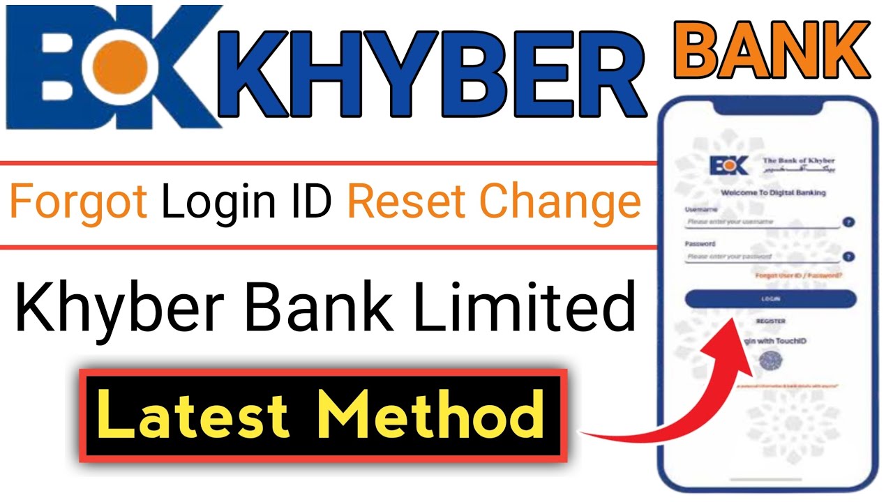 How to Reset Forgotten User ID of Bank Of Khyber App 2023 || BOK App ...