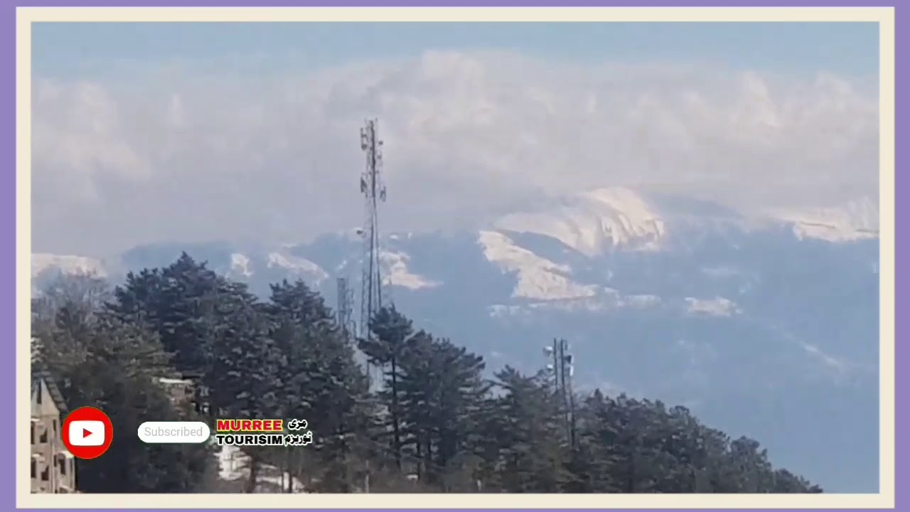 Beautiful views and natural beauty in Kashmir point murree - YouTube