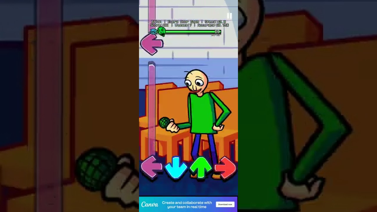 Every door song Baldi FNF with a bit of algebra fnf - YouTube
