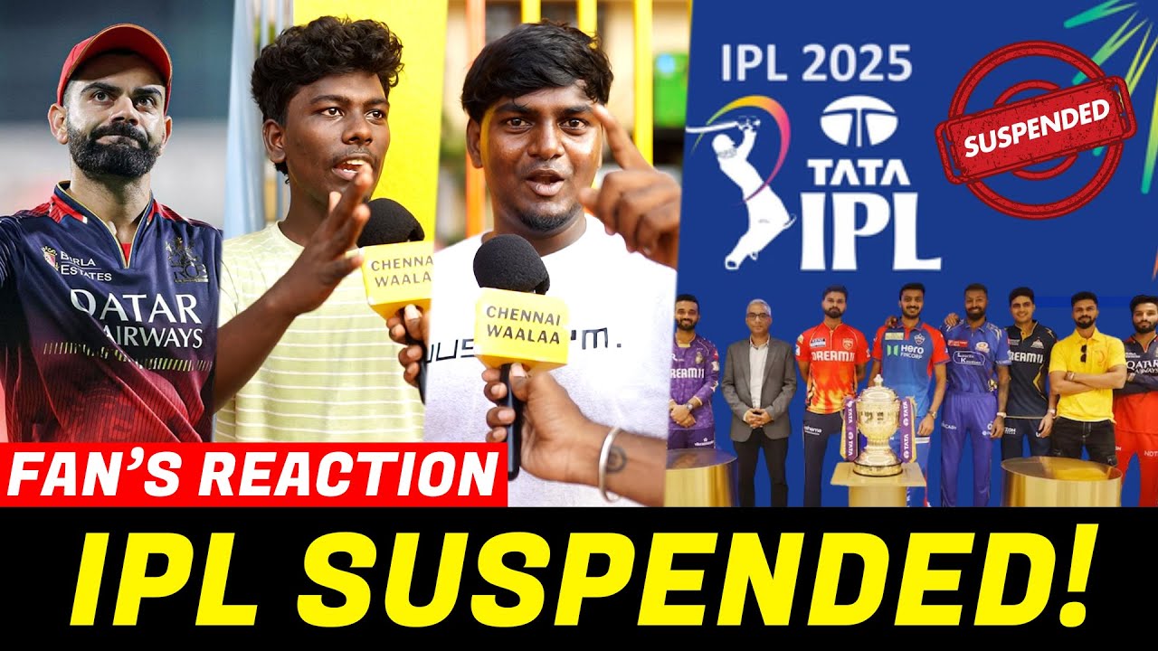RCB யா' நெனச்சா பாவமா இருக்கு 🤣 | TATA IPL 2025 suspended | Public ...