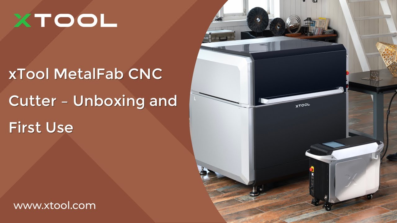 xTool MetalFab CNC Cutter - Unboxing and First Use - YouTube