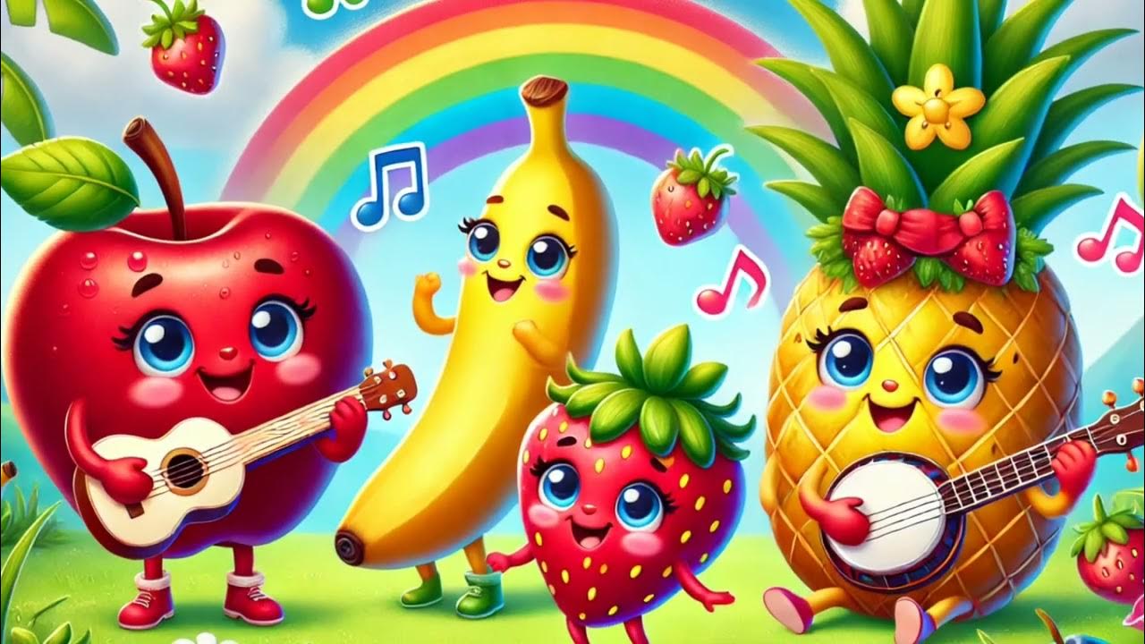 🎶 Frutas que Hablan - ¡Canción Divertida y Educativa para Niños! 🍎🍌🍓🍍 ...