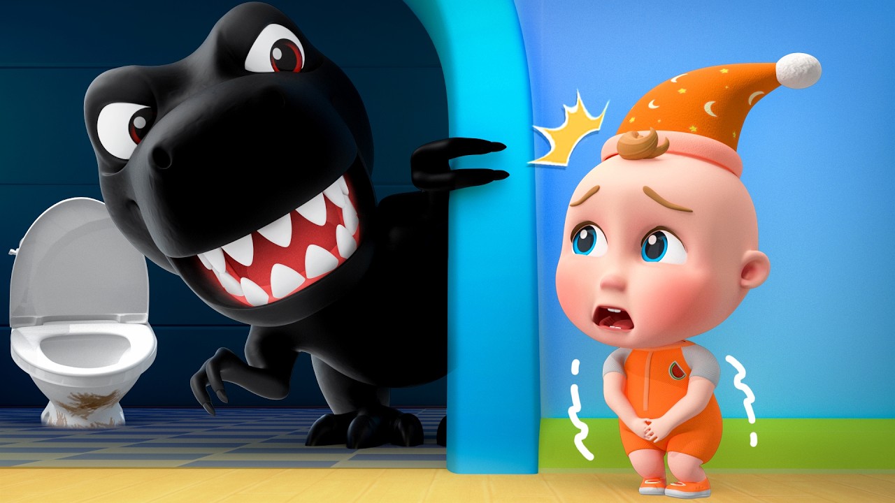 Monster in the Dark | Don't Be Afraid Of Monsters | T-Rex | Super Sumo ...