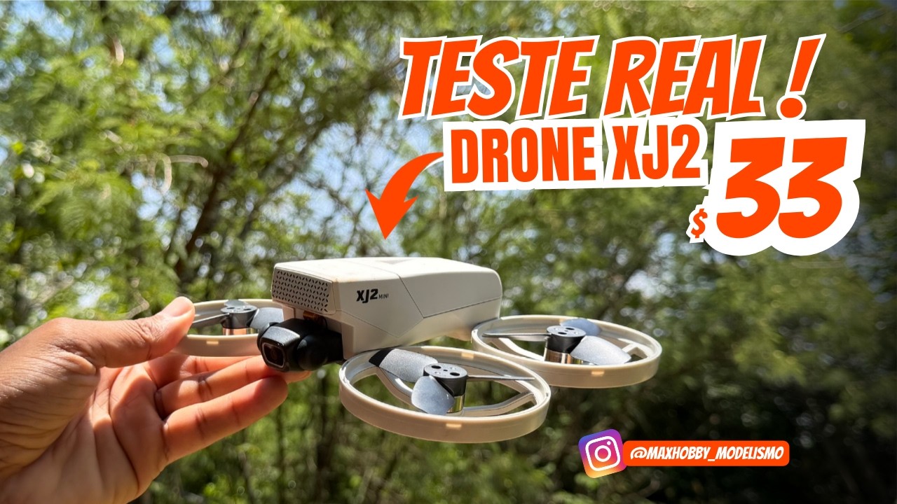 Drone XJ2 – O Barato Que Surpreendeu! Aguentou Porrada no Teste ao Ar ...