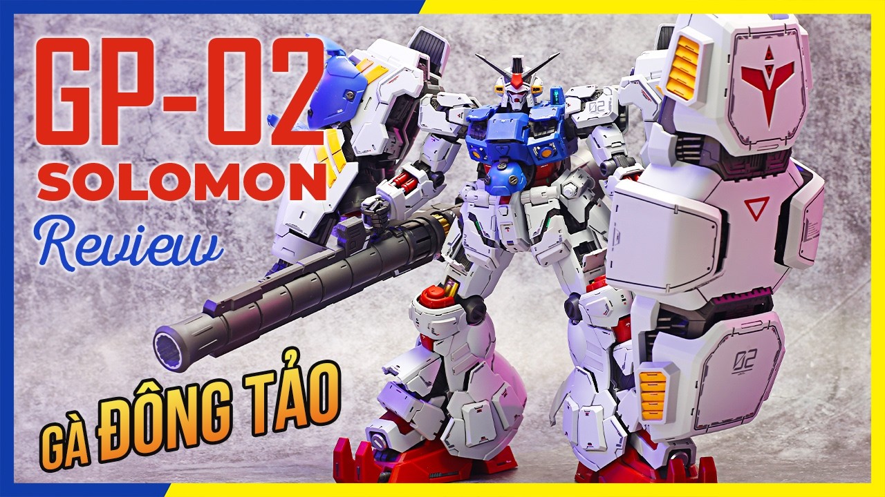 Review Mô hình lắp ráp MG 1/100 GP02 Physalis Gundam Solomon Model | NEO Cuong Pham Hobby - YouTube