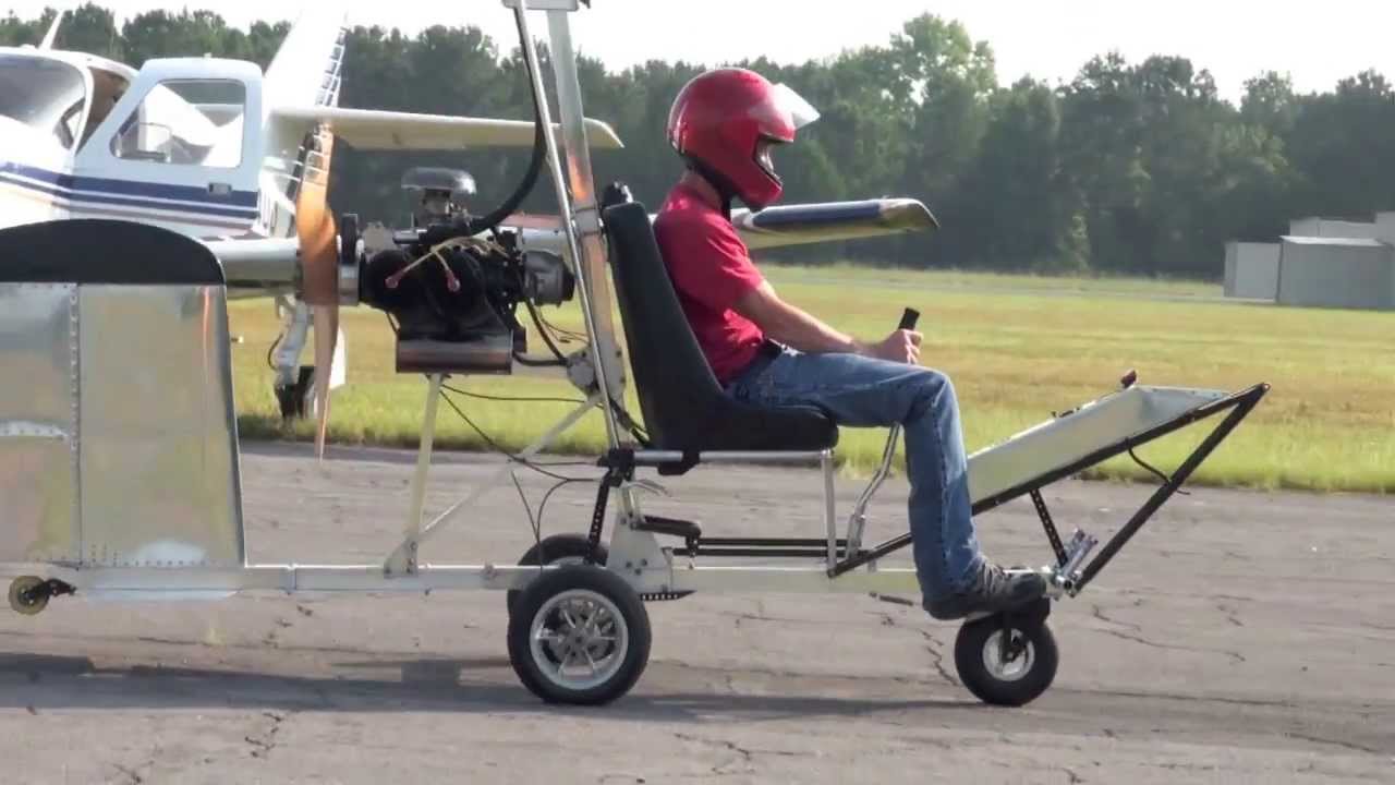 Modified Bensen Mac (McCullough engine) gyroplane, John Prock - YouTube