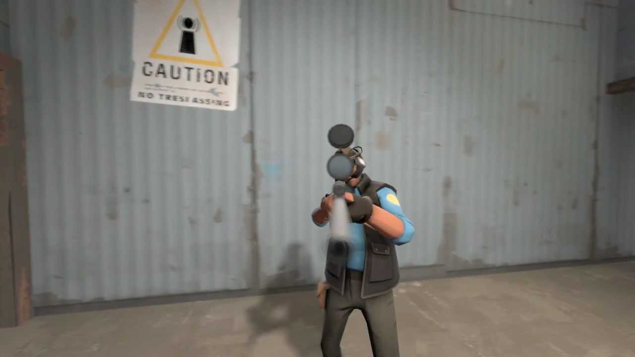 SFM - First custom animation + particle use - YouTube