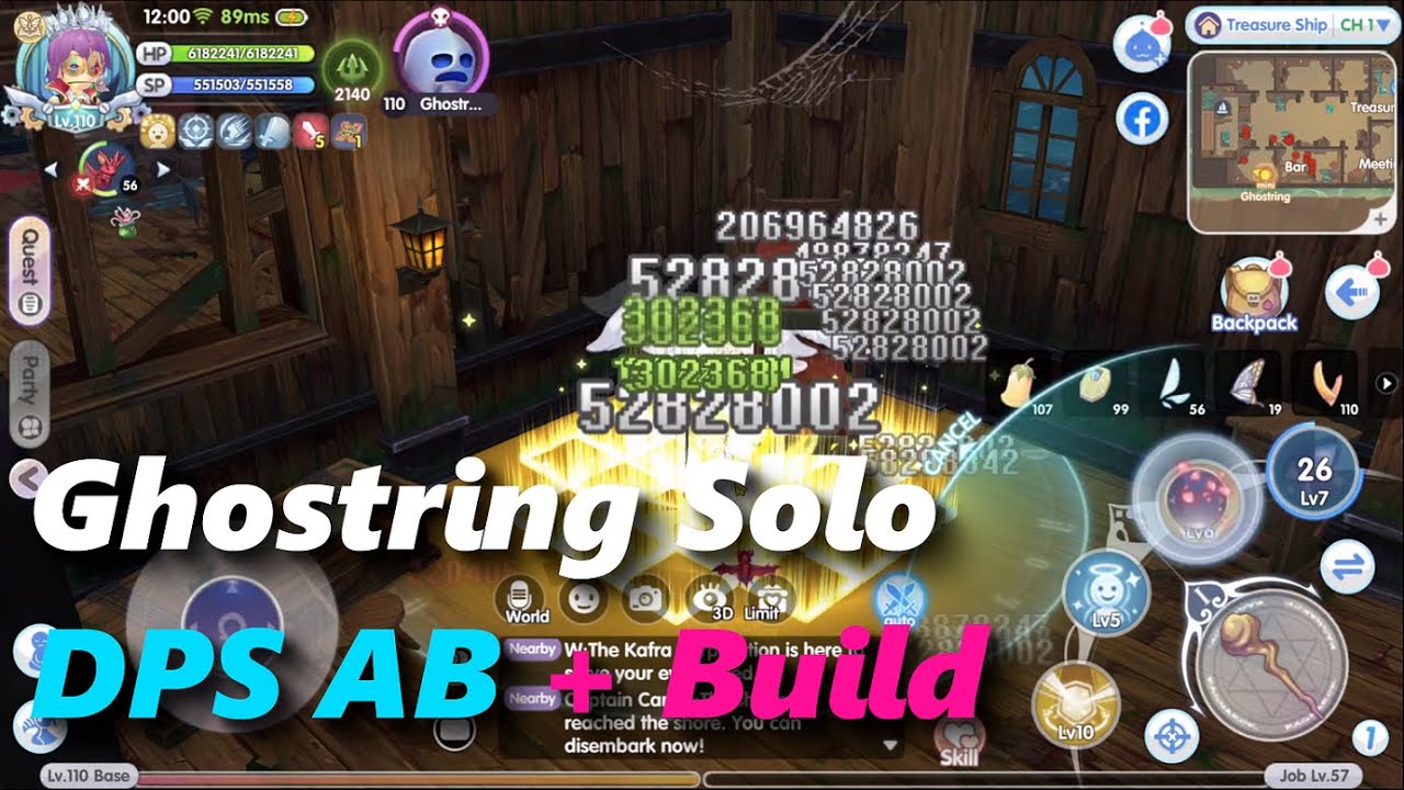 DPS AB Ghostring Solo + Build | rox | Ragnarok X: Next Generation - YouTube
