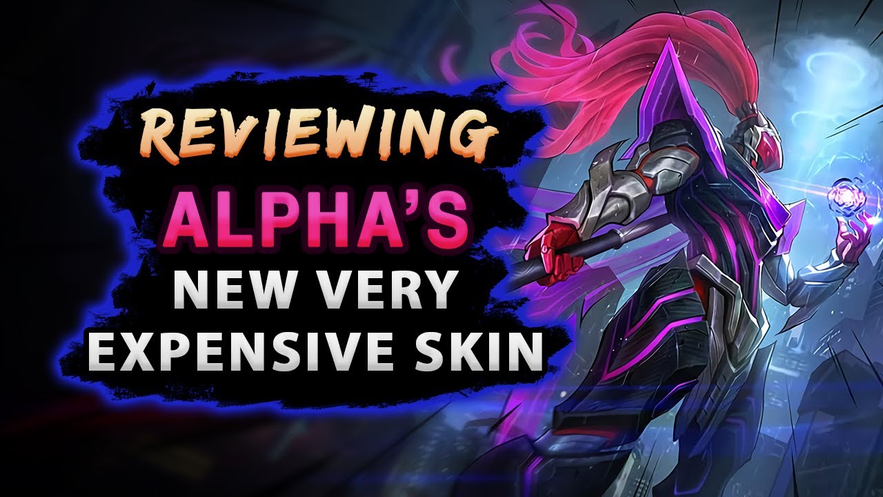 Reviewing The New Very Expensive Alpha Skin | Mobile Legends - YouTube