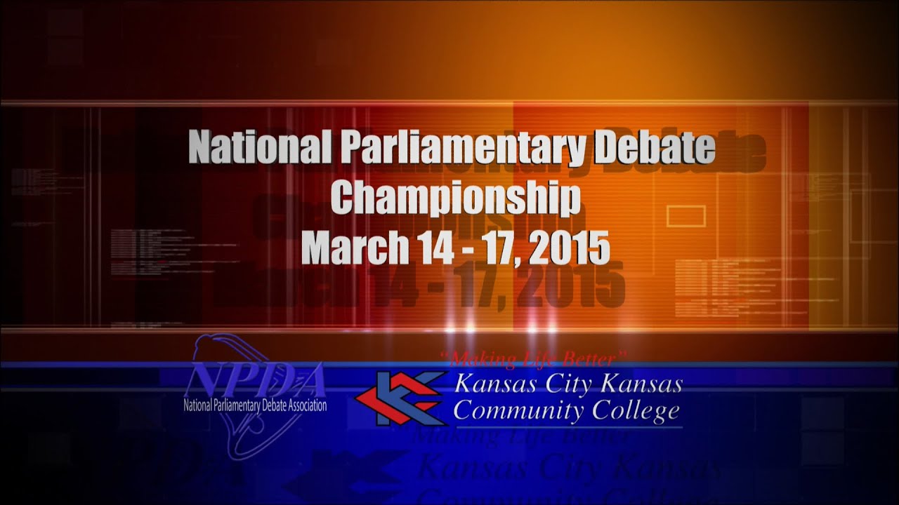 National Parliamentary Debate Association Championship - YouTube