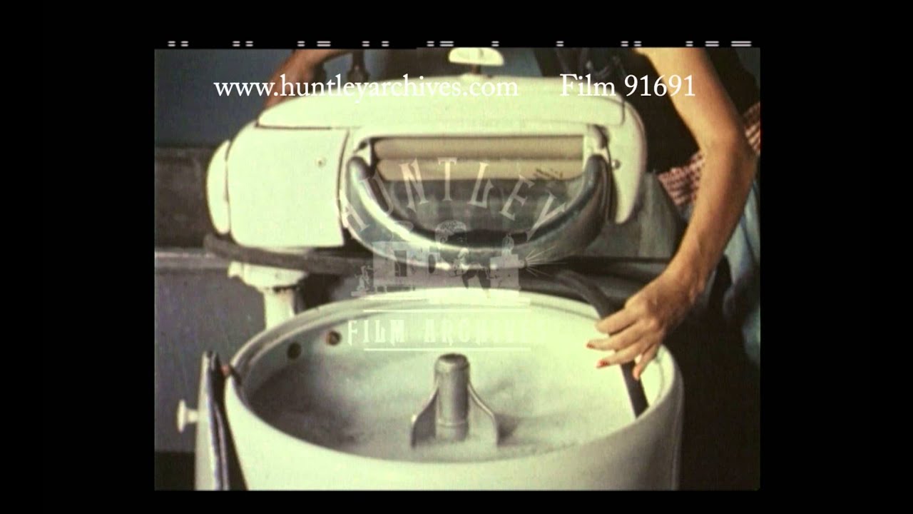 Manual Washing Machine, 1950's - Film 91691 - YouTube