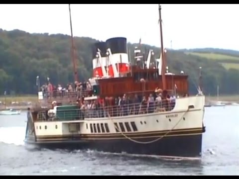 Paddle Steamer Waverley arriving at Rothesay,Isle of Bute, 10th August ...