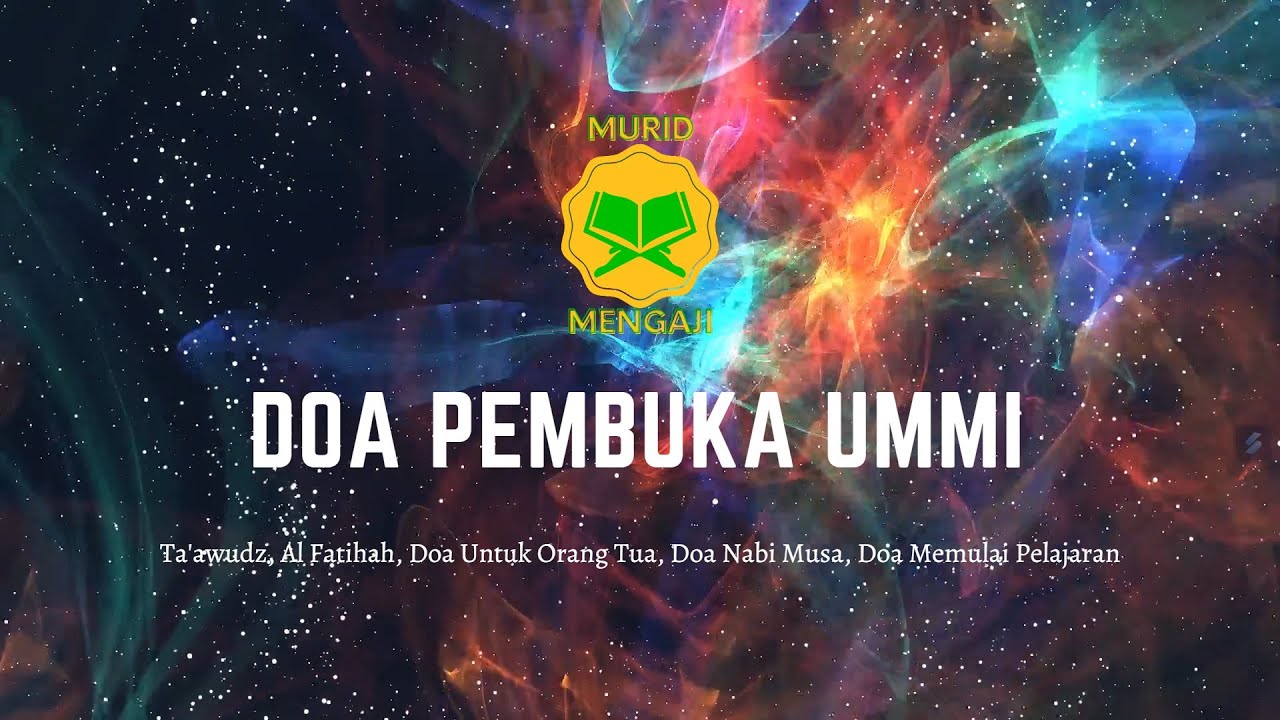 METODE UMMI - Doa Pembuka - YouTube