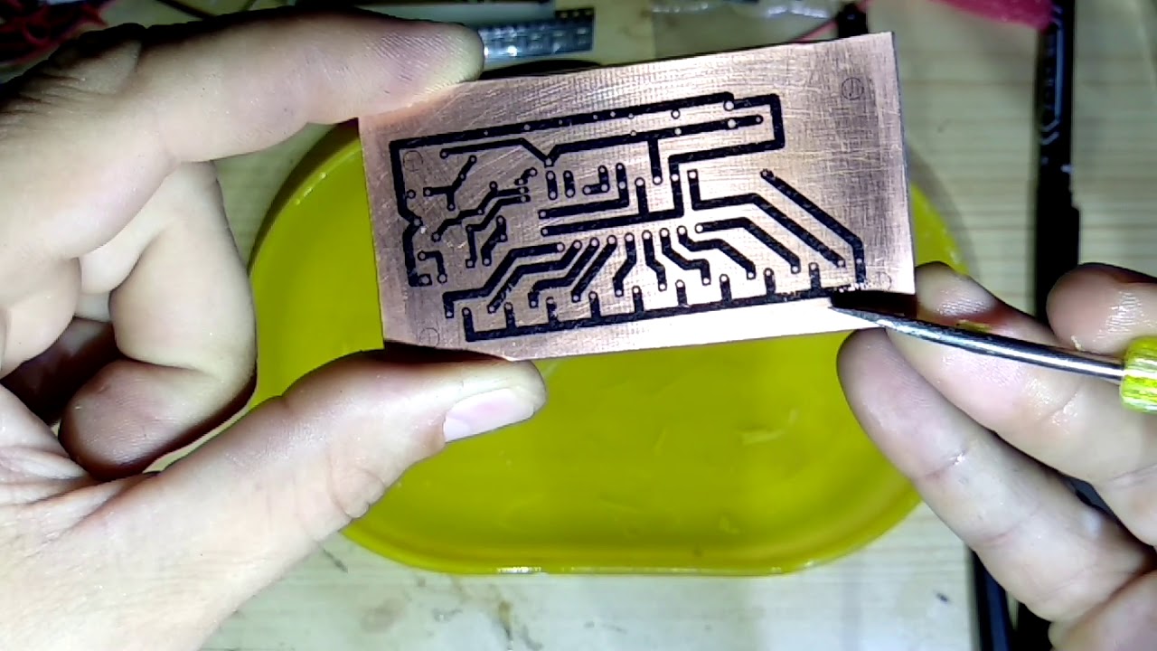 HOW TO MAKE YOUR OWN PCB - IRONING METHOD - YouTube
