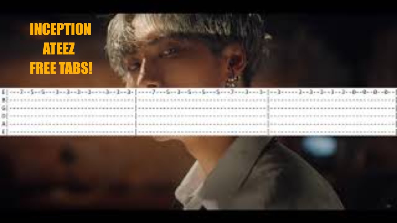 Inception Ateez EASY [TAB] Fingertsyle GUITAR - YouTube