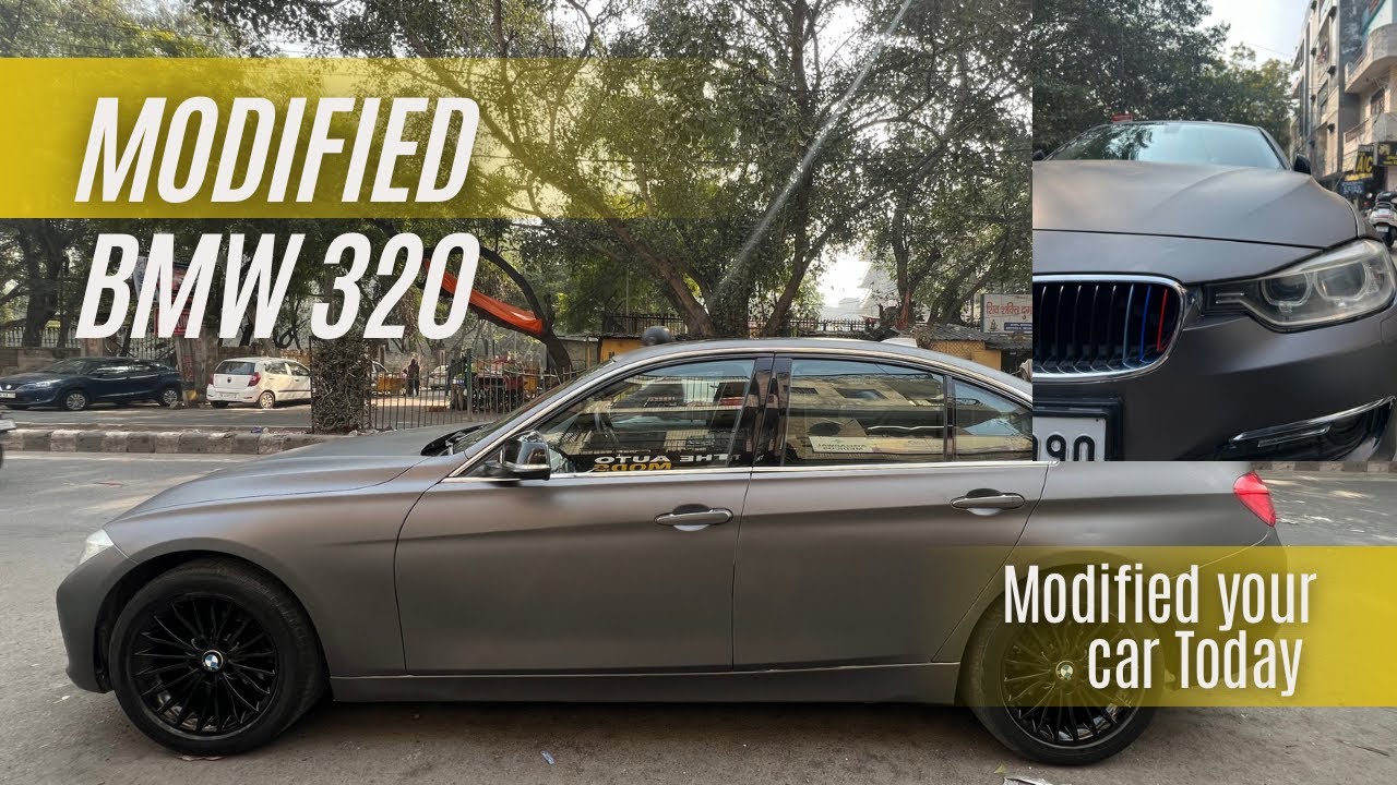 FULL MODIFIED BMW 320 | FULL CAR WRAP | BEST CAR FOR DRIFTING - YouTube