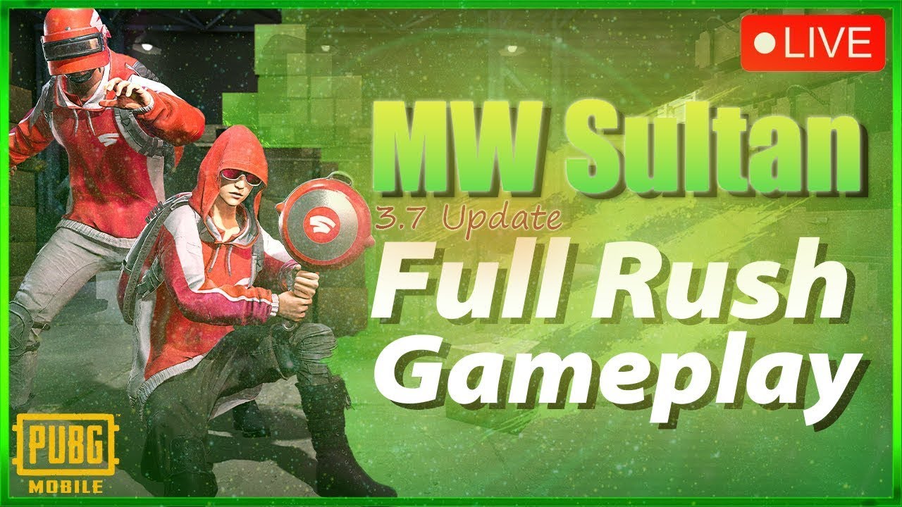 🔥 PUBG MOBILE 3.7 UPDATE 🚀 | Full Rush Gameplay 🎯 | MW Sultan | Ultra ...