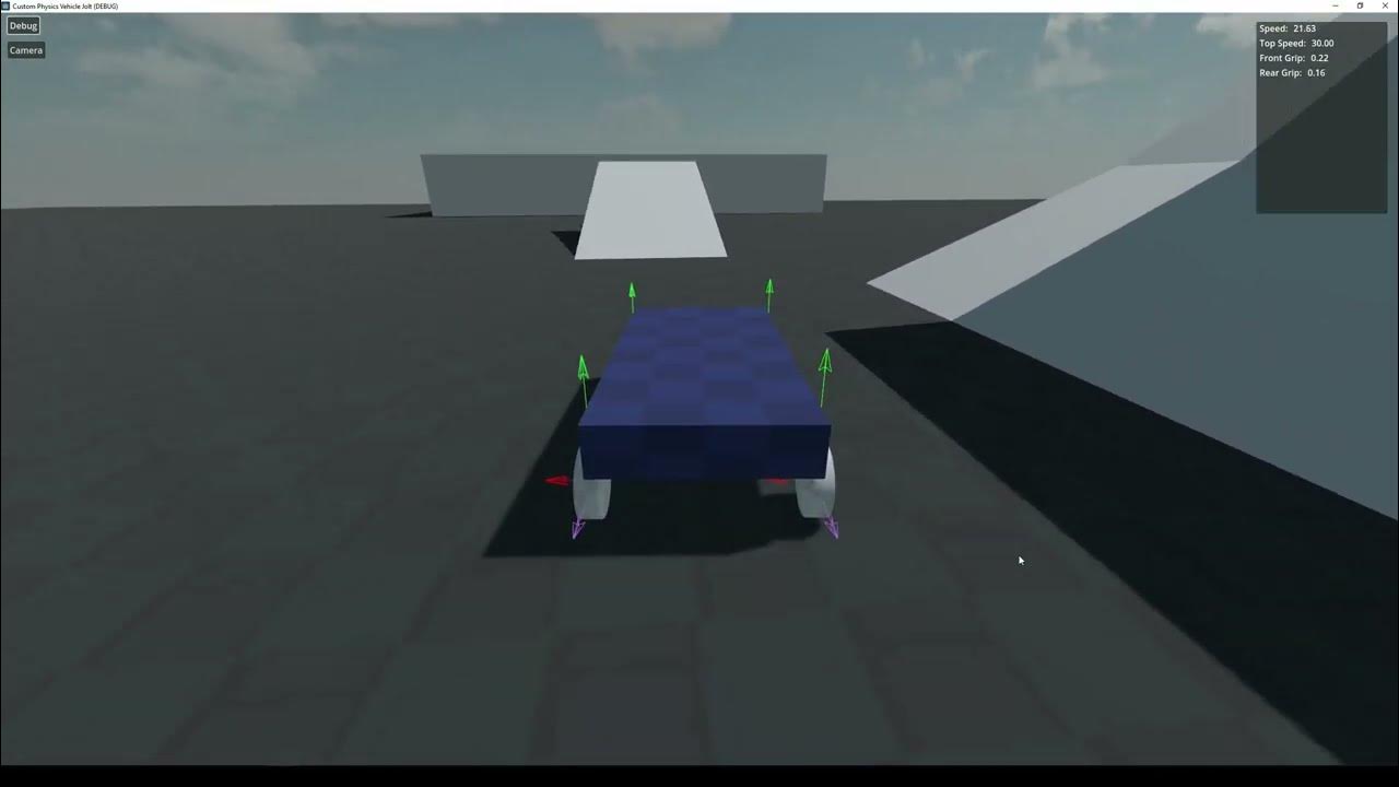 Raycast Vehicle Using Jolt Physics Engine Godot Youtube