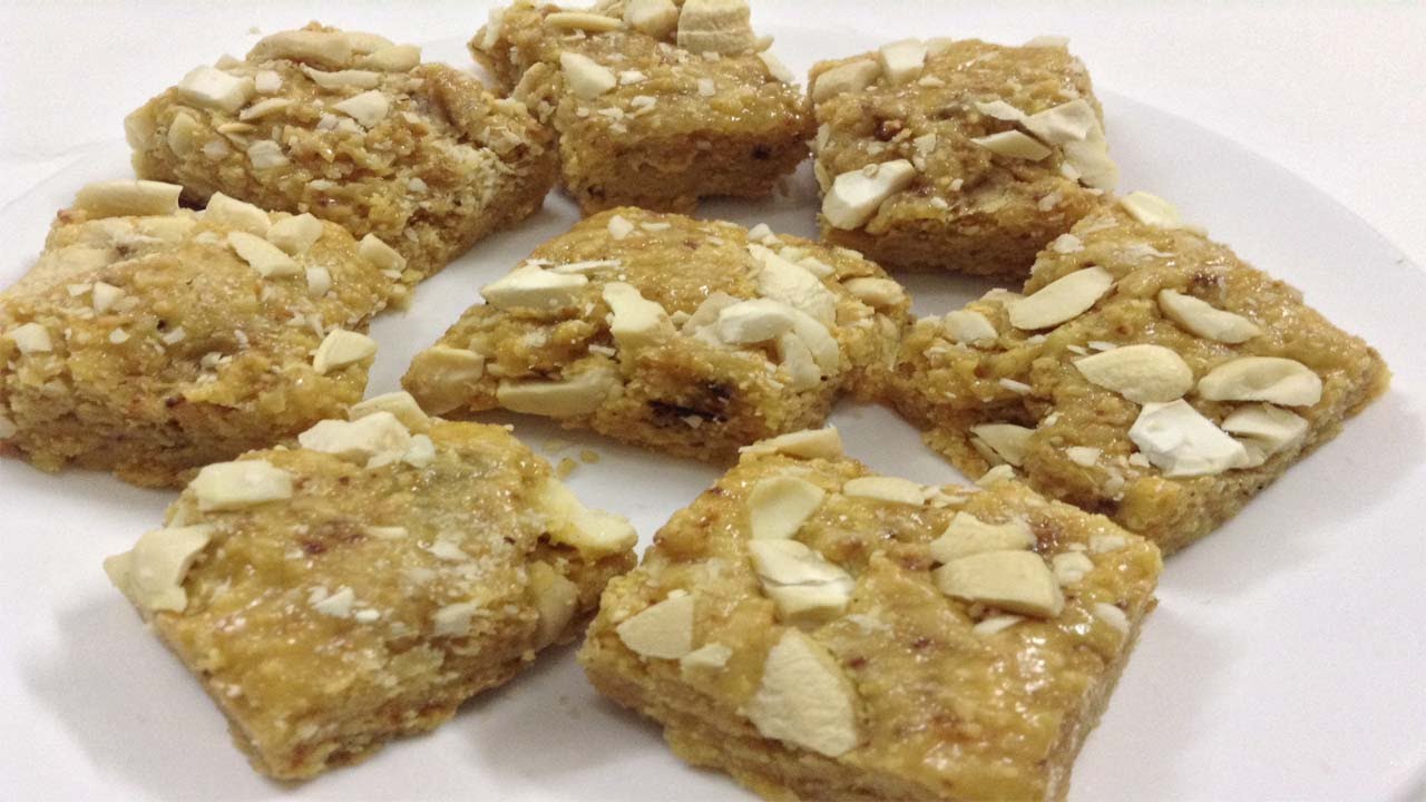 Besan Burfi (Sweet) Recipe - Mohanthal (Diwali Sweets Recipe) - How To ...