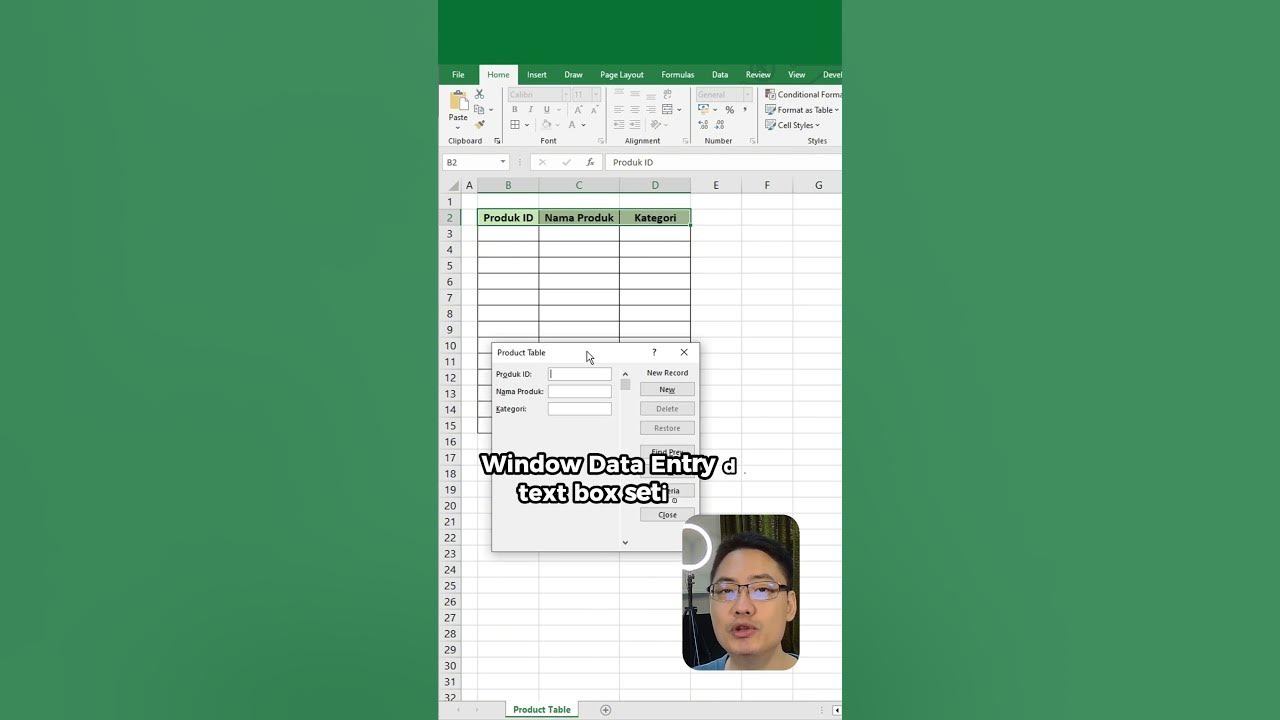 Excel Trick Data Entry Shortcut - YouTube