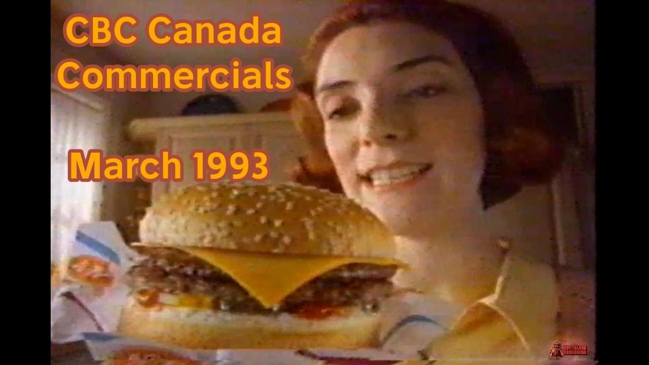 CBC (CKX-TV) Commercials March 1994 - YouTube