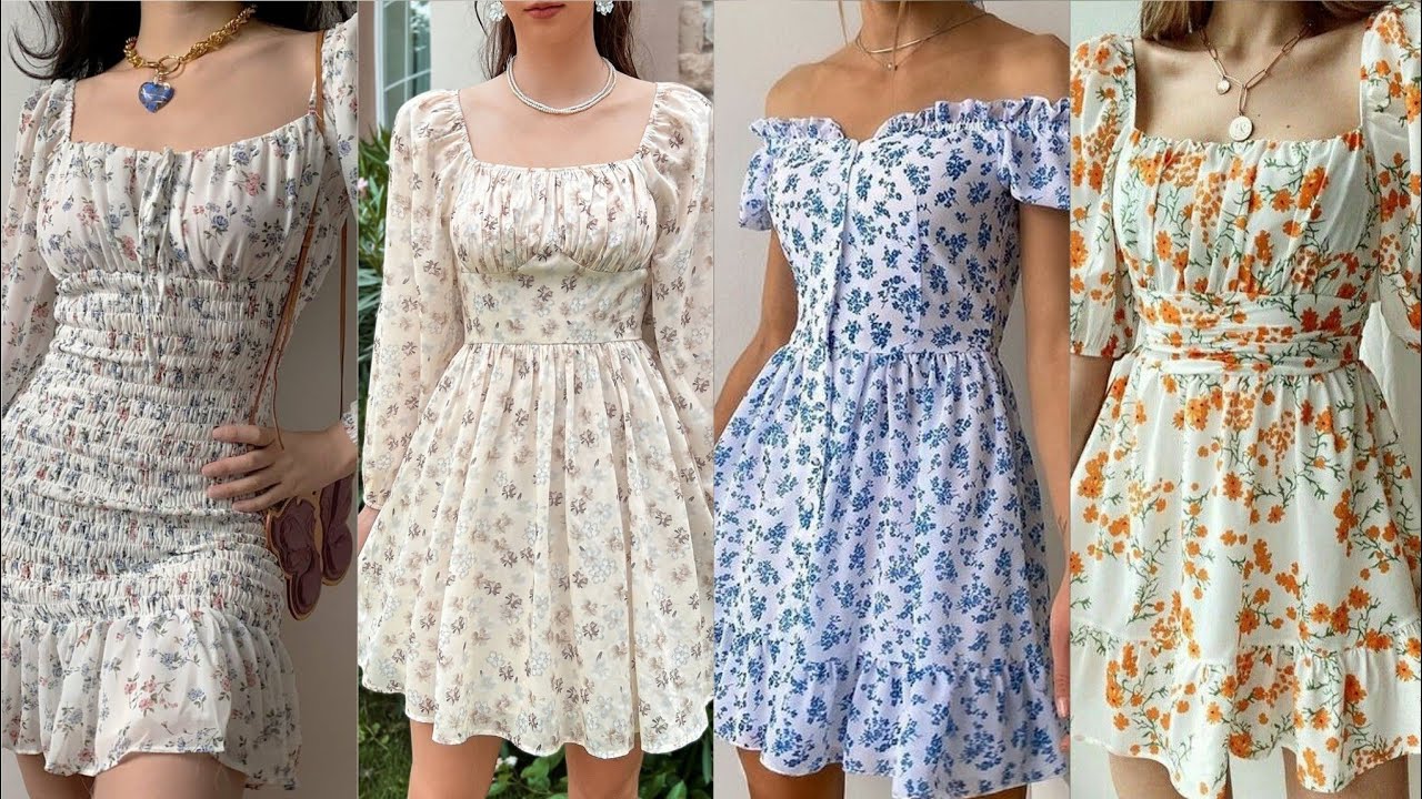 Trendy nd stylish collection of floral printed dresses designs ideas ...