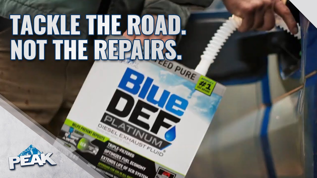 Optimize Fuel Economy with BlueDEF Platinum | PEAK Auto - YouTube