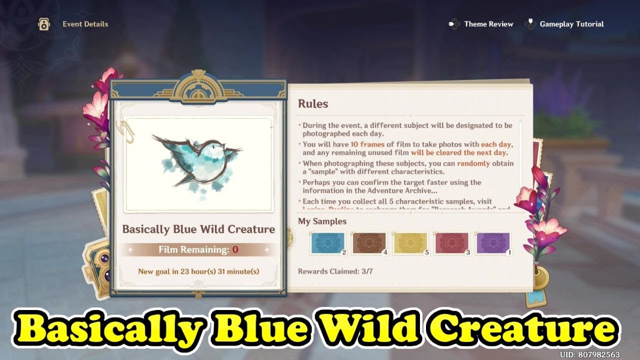 Basically Blue Wild Creature Genshin Impact - YouTube
