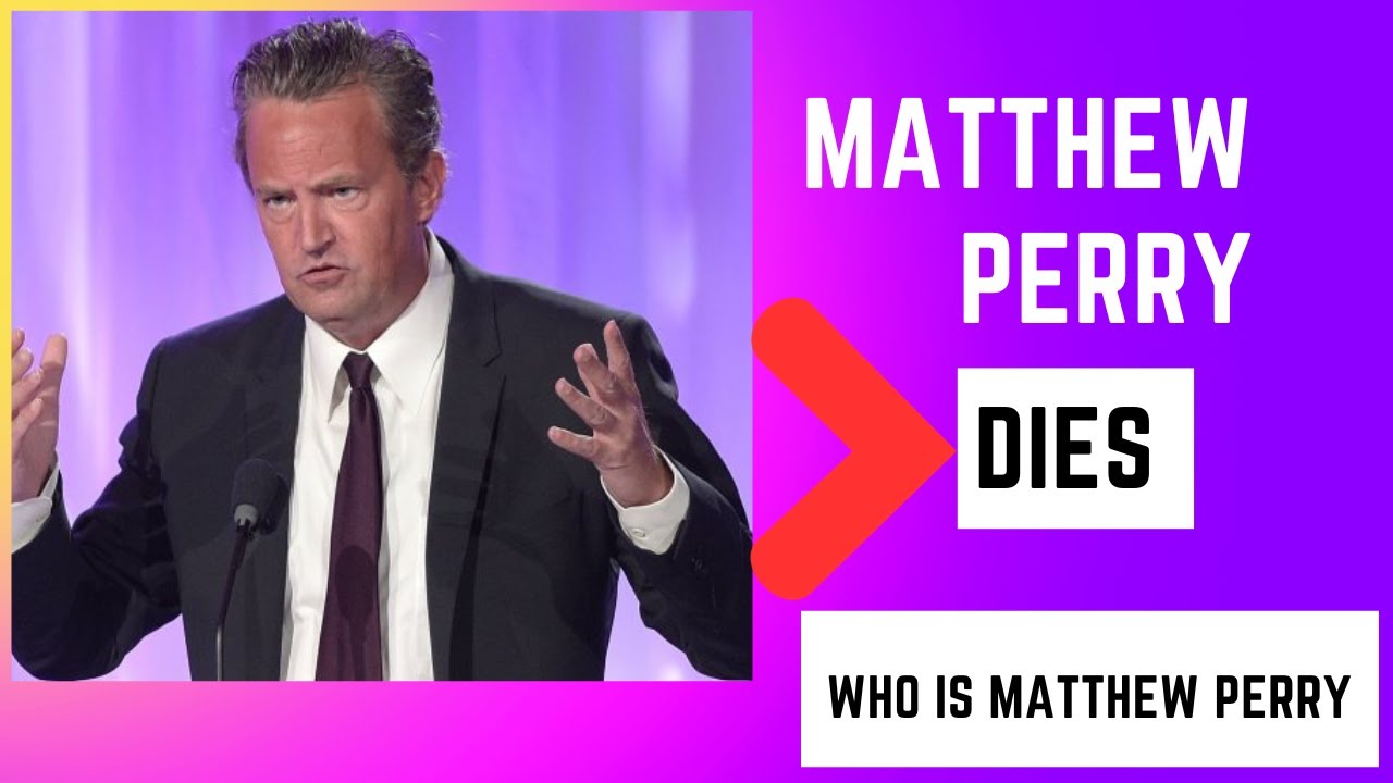 Matthew Perry Dead at 54 After Apparent Drowning | PEOPLE - YouTube