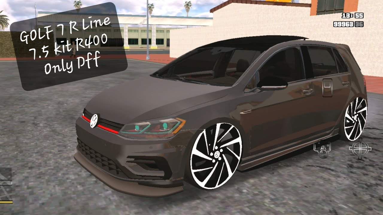 GOLF 7 R-Line kit R370 Only Dff Mod for GTA SA Android - YouTube
