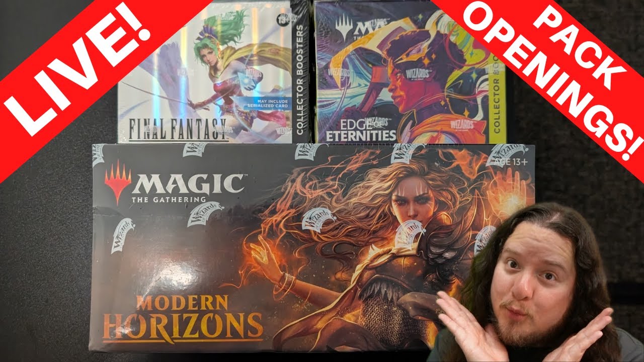 🔴LIVE! MTG Rip & Ship w Patrick! OG Modern Horizons, FIN, EOE & Wide ...