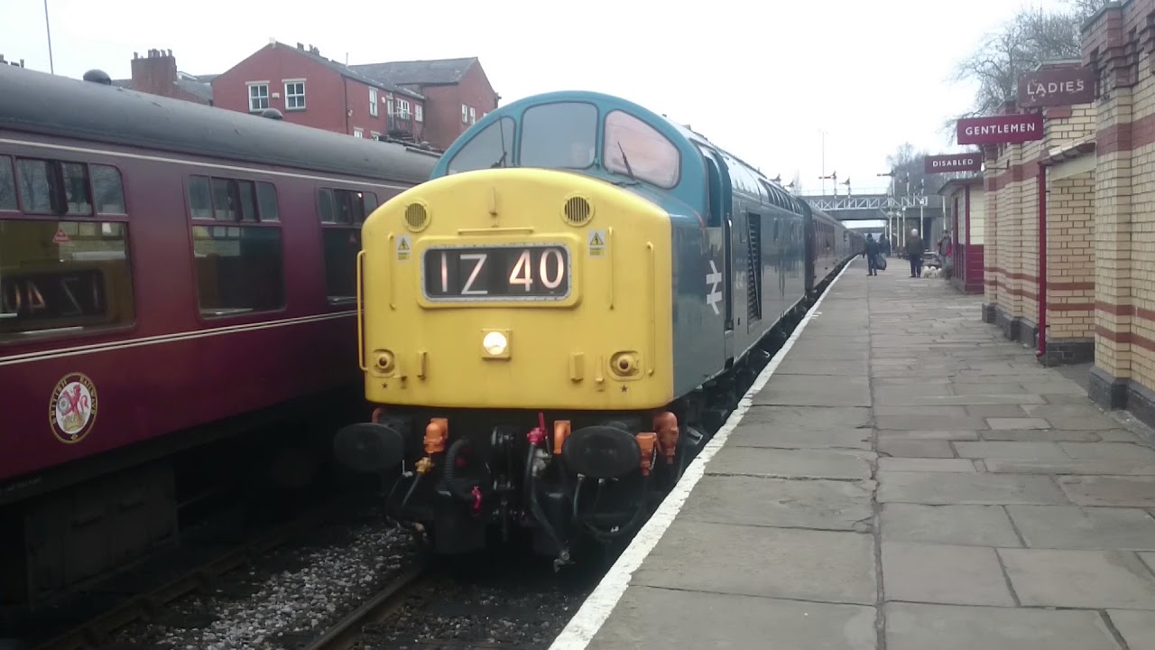 40145 Class 40 at the ELR Spring Gala Feb 2018 - YouTube