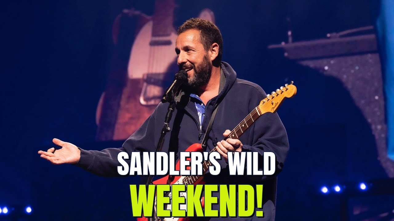 Adam Sandler's HUGE Weekend! NBA Stars, Comedy & More! - YouTube