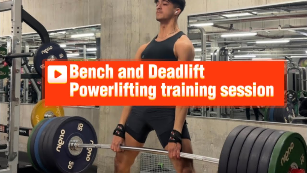 Bench And Deadlift Powerlifting Training Session | Core The Gym - YouTube