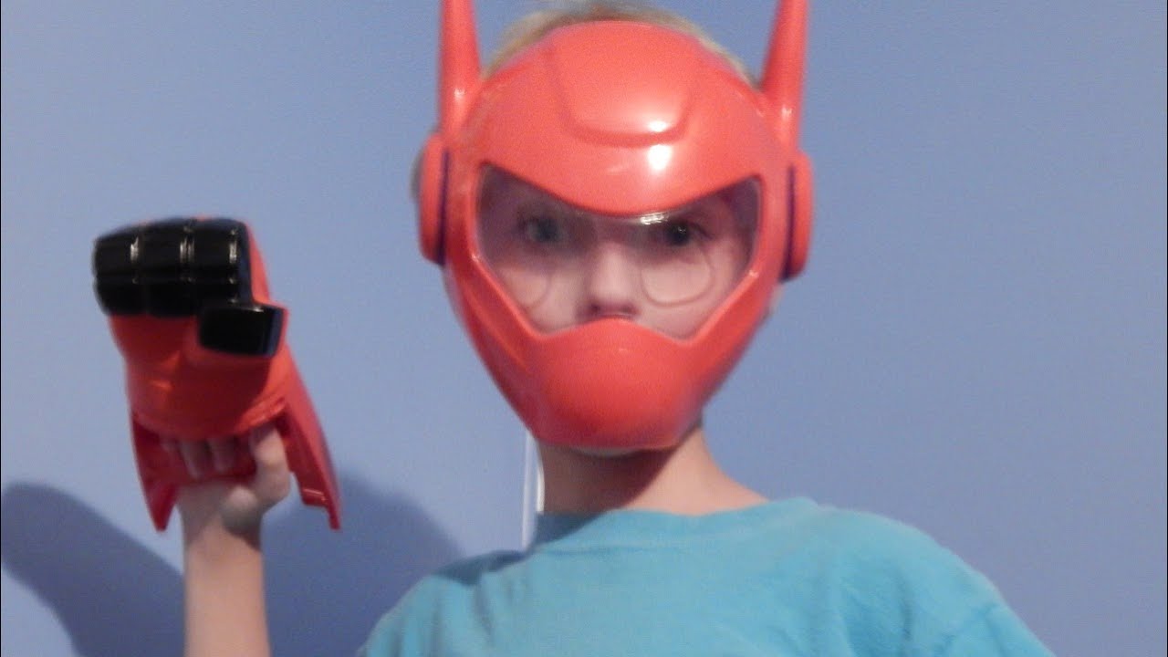 Big Hero 6 Baymax Rocket Fist and Mask by Bandai - YouTube