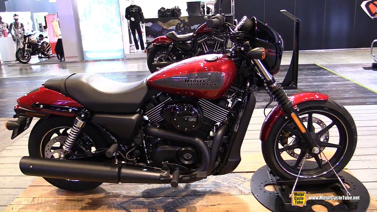 2017 Harley Davidson Street 750 Dark Custom - Walkaround - 2016 EICMA ...
