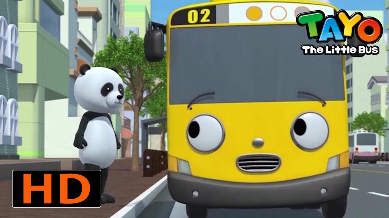 小巴小巴士TAYO l Tayo 第1季 流行的一集 l 嘿，猫熊！上船吧！l 小公交車太友士TAYO - YouTube