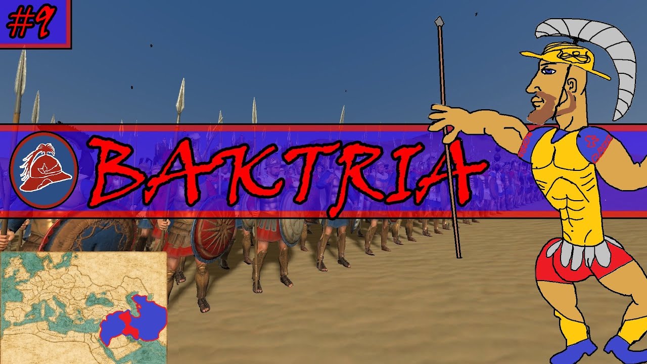 Total War Rome II LEGENDARY Baktria Let's Play Ep.9 Civil War - YouTube