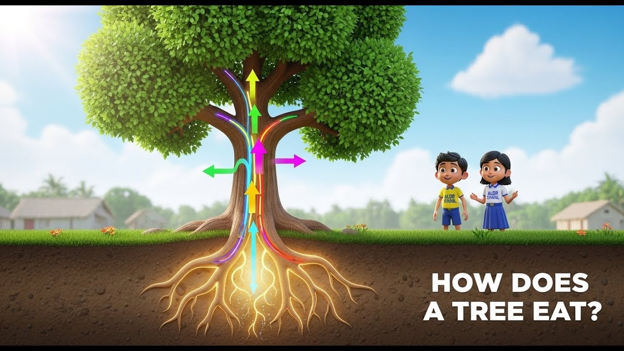 গাছ কীভাবে খায়? | How Does a Tree Eat? | Fun Science for Kids by Alor ...