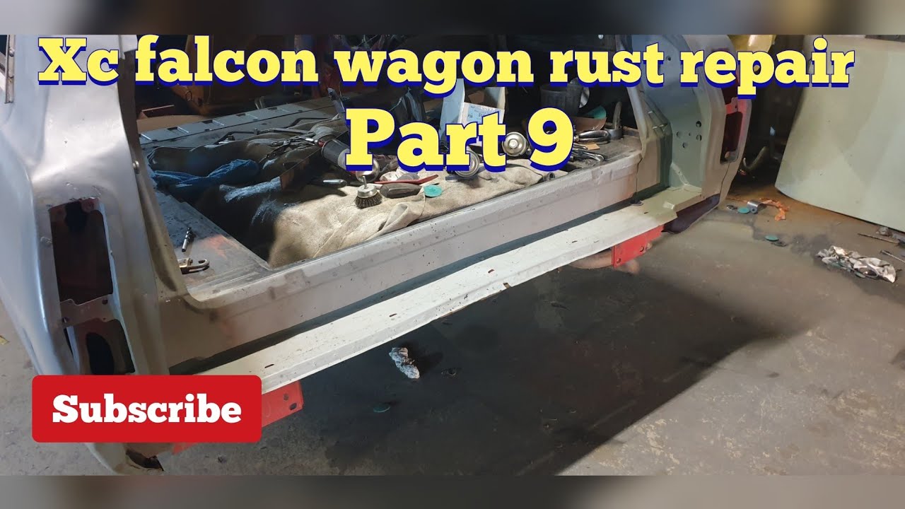 XC falcon wagon rust repair part 9 - YouTube