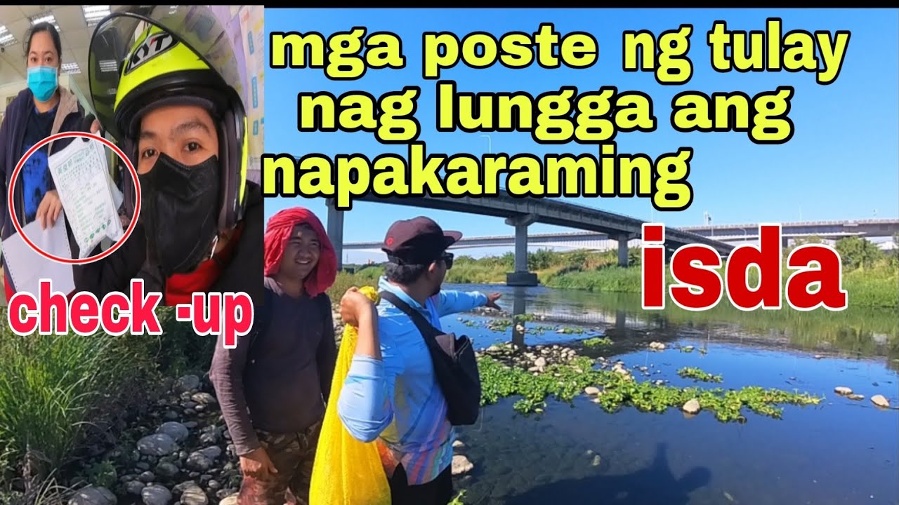 Pinamahayan na ang mga bawat poste ng tulay ng mga isda dito.At ...