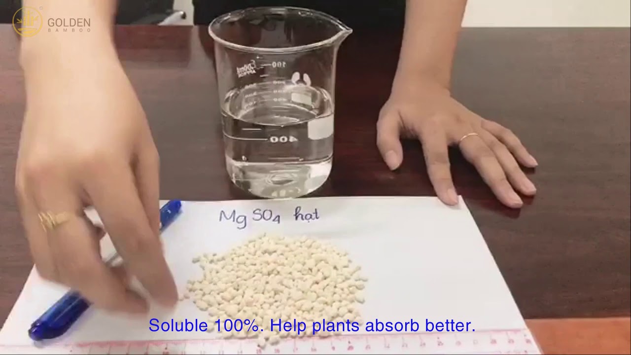 MAGIE SULPHATE MGSO4.7H2O DẠNG HẠT - SIMICO - YouTube