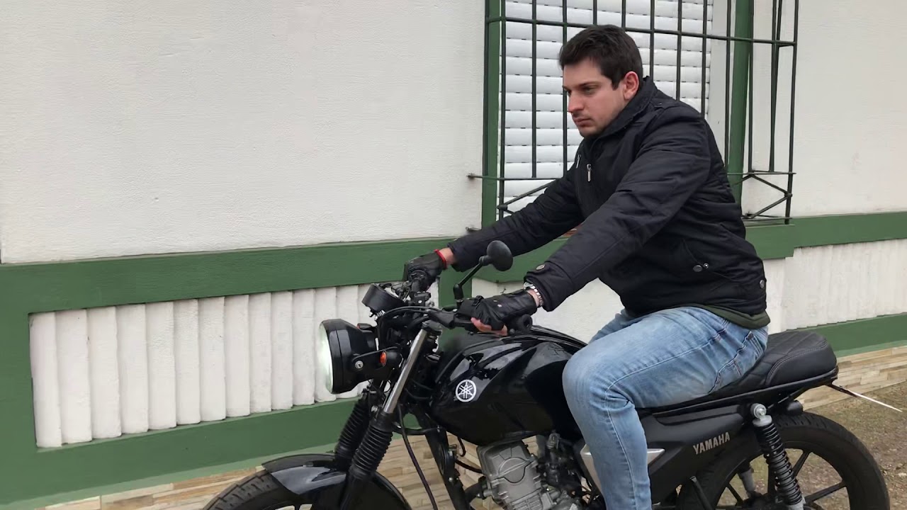 Yamaha Crux 110 modificada - Arranque y puesta en marcha. - YouTube