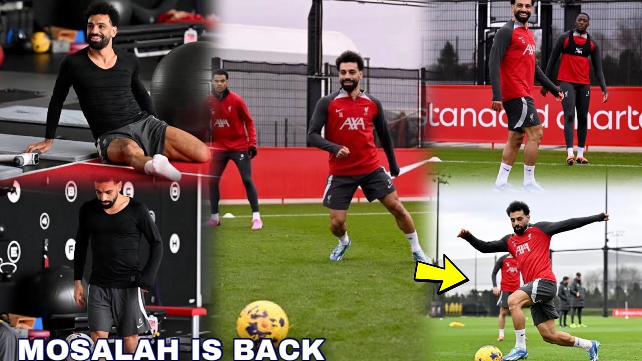 Crazy🔥 MoSalah Unbelievable moment at Liverpool AXA training Center😳 ...