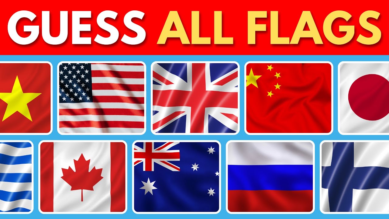 All Flags Challenge🌍: Can You Identify All the Countries Of The World? 🇨🇦 Quiz Hour - YouTube