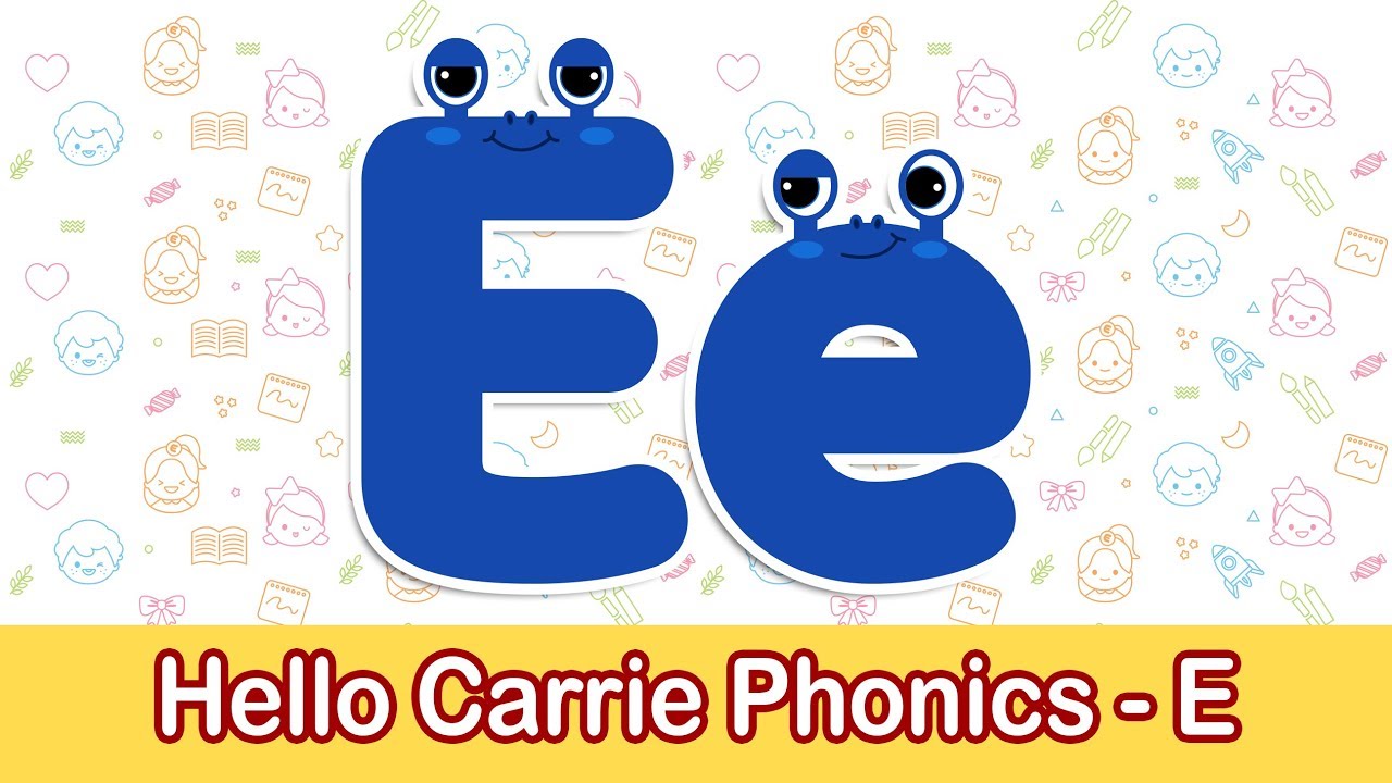 [Hello Carrie] 다나쌤의 헬로캐리 영어 파닉스 수업_E - YouTube