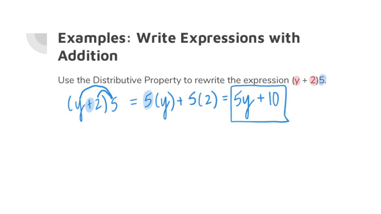 Pre-Algebra: Distributive Property - YouTube